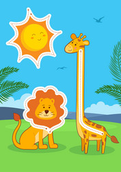 Handwriting practice basic writing skills early Vector Image