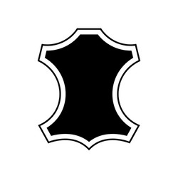 Genuine leather icon simple Royalty Free Vector Image
