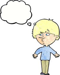 Cartoon suspicious man looking over shoulder Vector Image