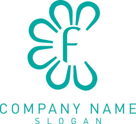 F Flower Logo Vector Images (over 1,200)