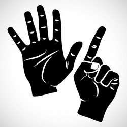 Six Finger Hand Vector Images (over 240)