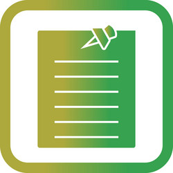 Post it icon Royalty Free Vector Image - VectorStock