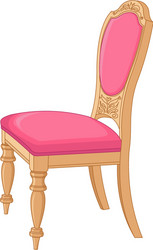 Old antique armchair Royalty Free Vector Image