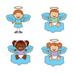 Cute angel Royalty Free Vector Image - VectorStock