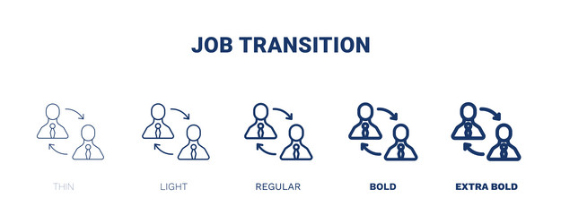 Job Transition Vector Images (over 710)