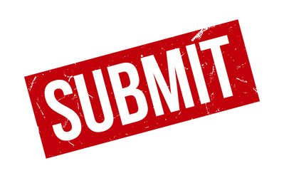 Red submit rubber stamp seal Royalty Free Vector Image