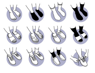 Feet Clipart Vector Images (over 860)
