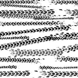 Wheel tire seamless pattern Royalty Free Vector Image