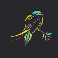 Halcyon Bird Vector Images (35)