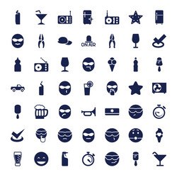 Cool icons Royalty Free Vector Image - VectorStock