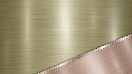 Metal background with polished plate Royalty Free Vector