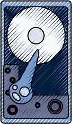 Cd rom hardware Royalty Free Vector Image - VectorStock