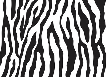 Zebra Print Number 1 Clipart