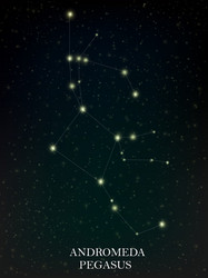 Andromeda Constellation Vector Images (over 240)