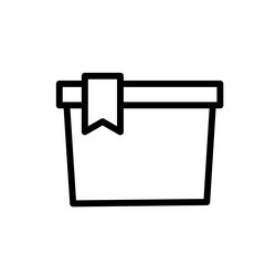 Minimum project development icon with black Vector Image