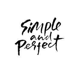 Simple and perfect hand drawn modern brush Vector Image