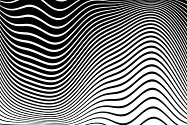 Wavy lines halftone pattern Royalty Free Vector Image