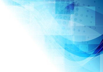 Abstract blue corporate wavy background Royalty Free Vector