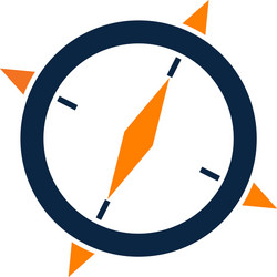 Time management logo design template Royalty Free Vector