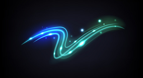 Light waves graphic design luminosity Royalty Free Vector
