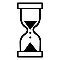 Hourglass mouse cursor Royalty Free Vector Image