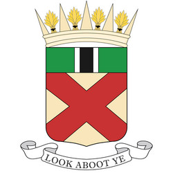 Coat arms perth in scotland Royalty Free Vector Image