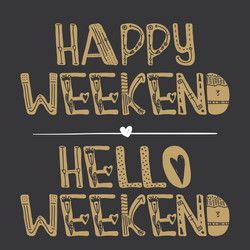 Hello Weekend Vector Images (over 1,400)