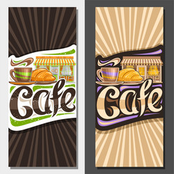 Logo for street cafe Royalty Free Vector Image