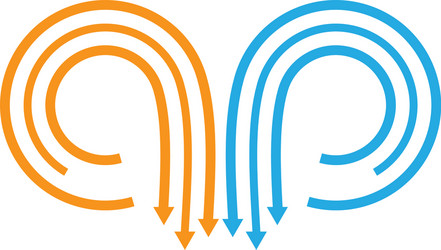 Letter p symbol Royalty Free Vector Image - VectorStock