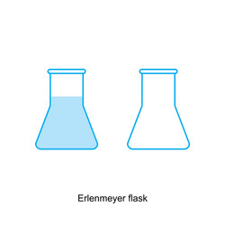 Elements laboratory equipment Royalty Free Vector Image