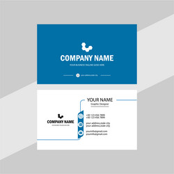 Modern creative and clean business card tem Vector Image