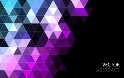 Low poly seamless borders with 10 shades Vector Image