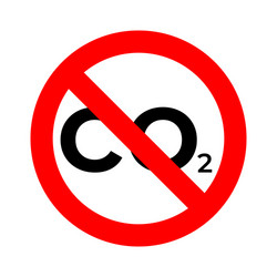 Stop co2 emission reducing air pollution Vector Image