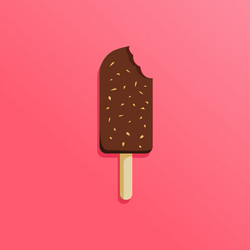 Popsicle Bitten Icon Vector Images (69)
