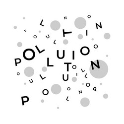 Stop co2 emission reducing air pollution Vector Image