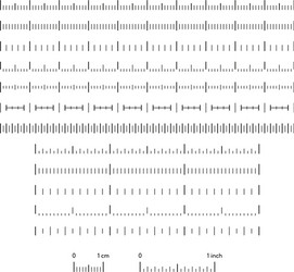 Metric Standard Ruler Scale Vector Images (79)