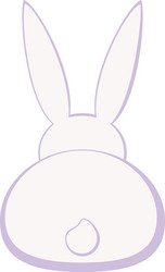 Easter Bunny Back Silhouette Vector Images (over 110)