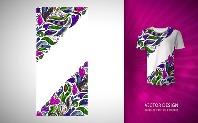 Soccer jersey pattern design abstract Royalty Free Vector