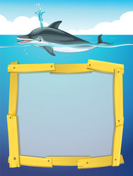 Dolphins Border Vector Images (over 140)