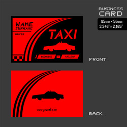 Taxi Visiting Card Vector Images (99)