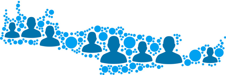 Crete island map population people Royalty Free Vector Image