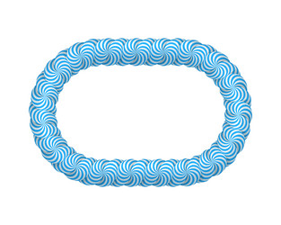 Lollipop blue frame Royalty Free Vector Image - VectorStock