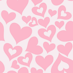 Heart pattern banner background seamless repeat Vector Image