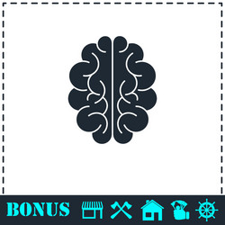 Diagram of brain activity icon cartoon Royalty Free Vector