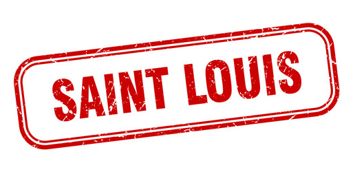 Welcome to saint louis stamp round Royalty Free Vector Image