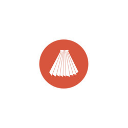 Womens skirt icon Royalty Free Vector Image - VectorStock