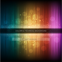 Music waves background colored equalizer shapes Vector Image