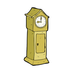 Grandfather Clock Drawing Vector Images (98)