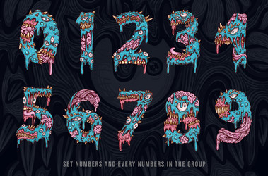 Evil Numbers Vector Images (over 540)