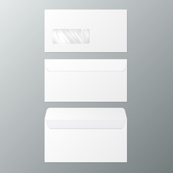 Simple envelope letter front and back Royalty Free Vector